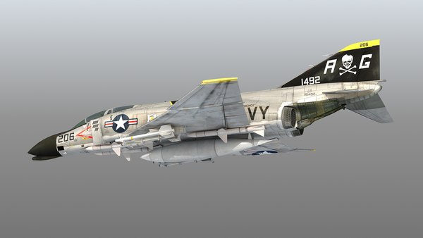 F4 BN Phantom II Jolly Rogers VF-84 model - TurboSquid 1779082