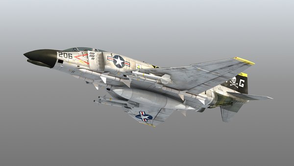 F4 BN Phantom II Jolly Rogers VF-84 model - TurboSquid 1779082