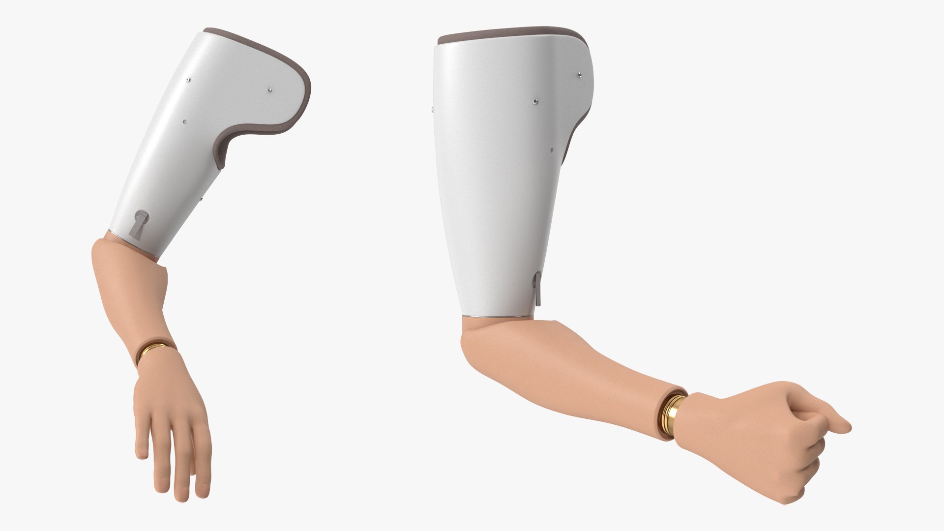 Detailed Prosthetic Arm Rigged For Maya 3D Model - TurboSquid 2369063