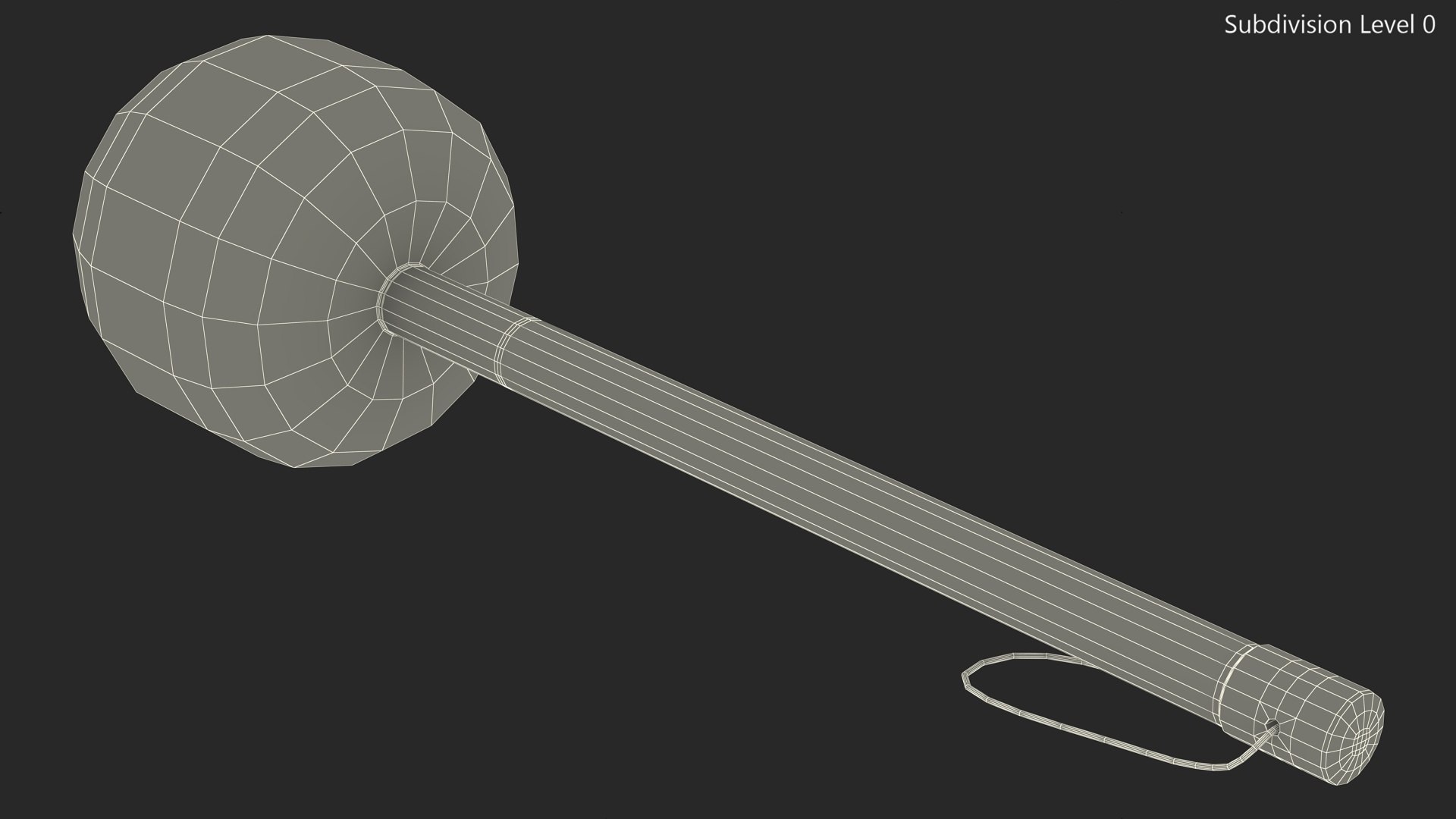 Gong Beater model - TurboSquid 2180880