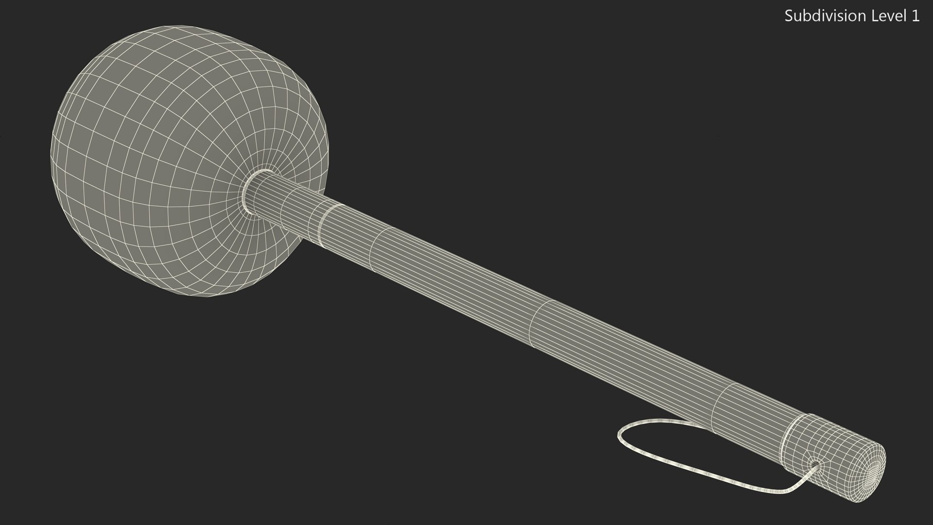 Gong Beater model - TurboSquid 2180880