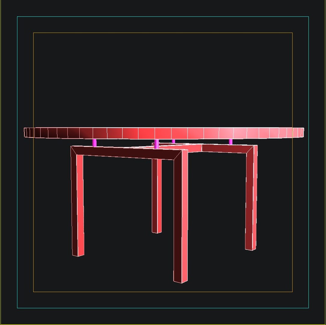 kenzo soho table 3d model