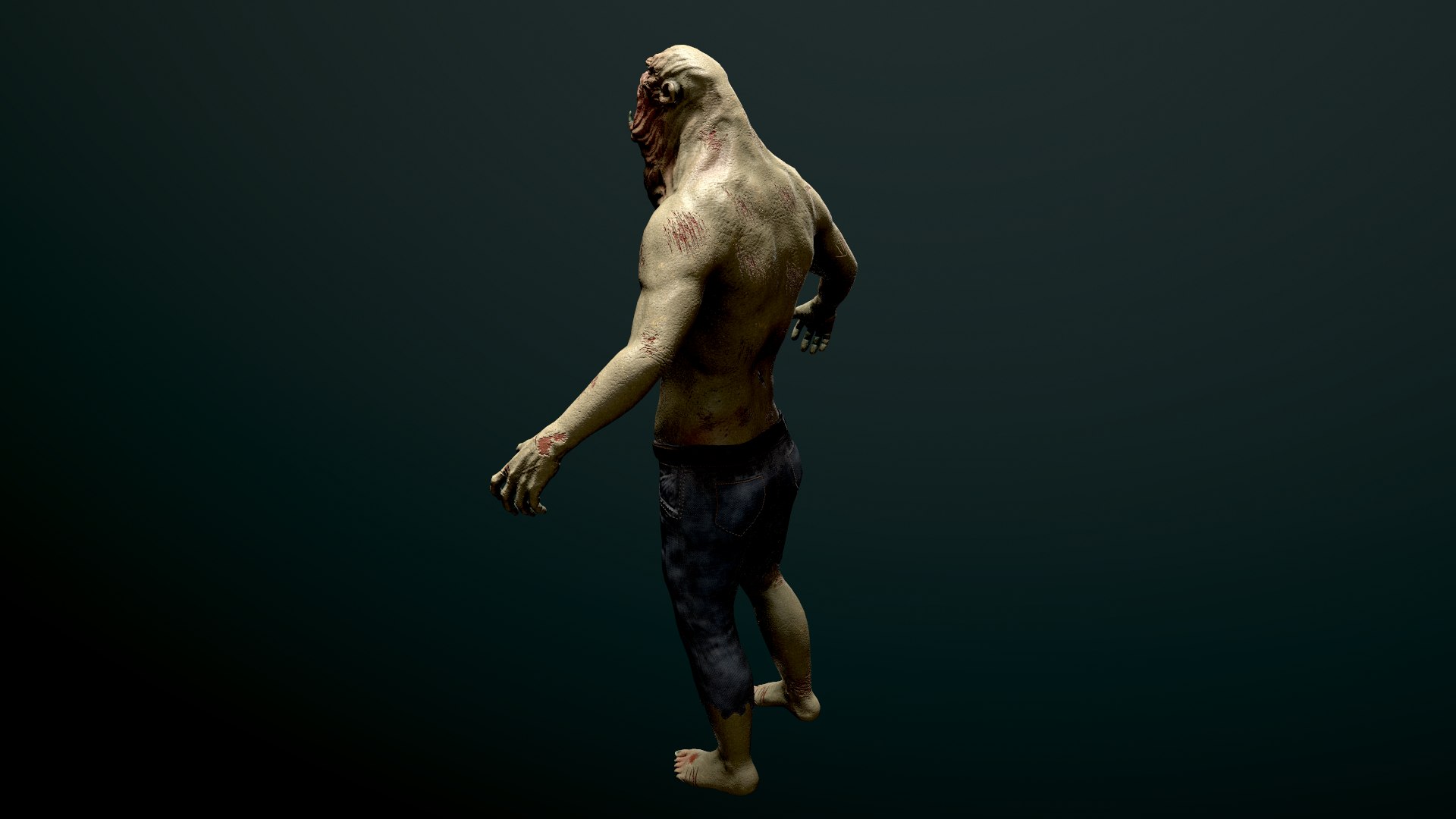 Zombie Mutant 3D Model - TurboSquid 1828318