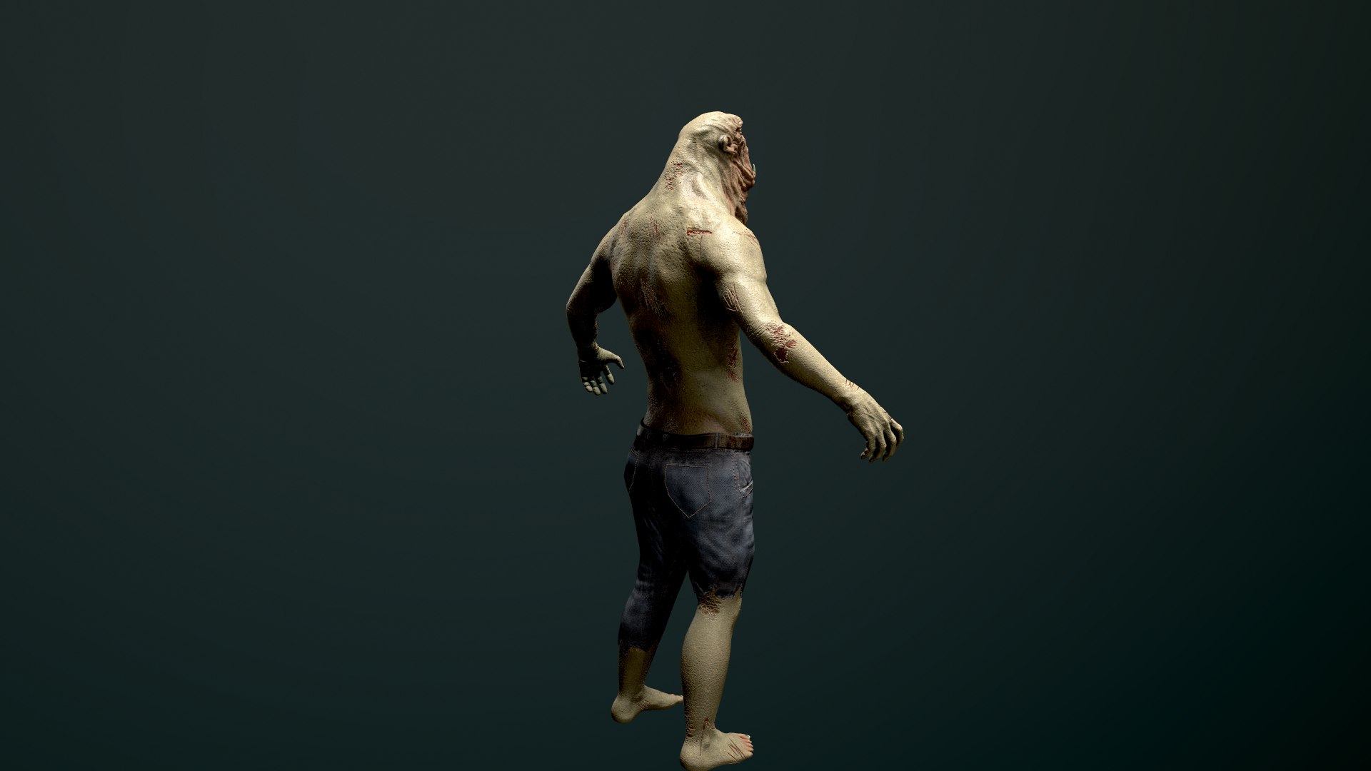 Zombie Mutant 3D Model - TurboSquid 1828318