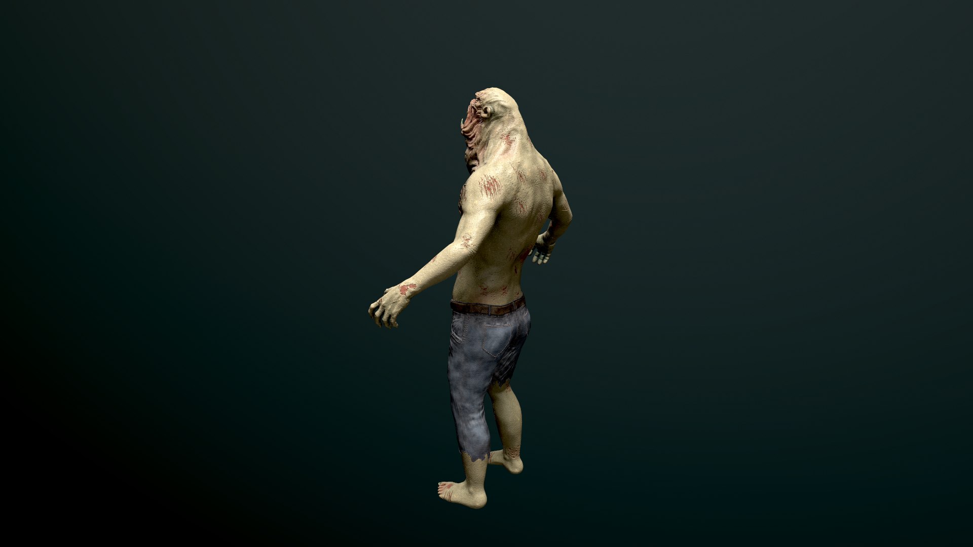 Zombie Mutant 3D Model - TurboSquid 1828318