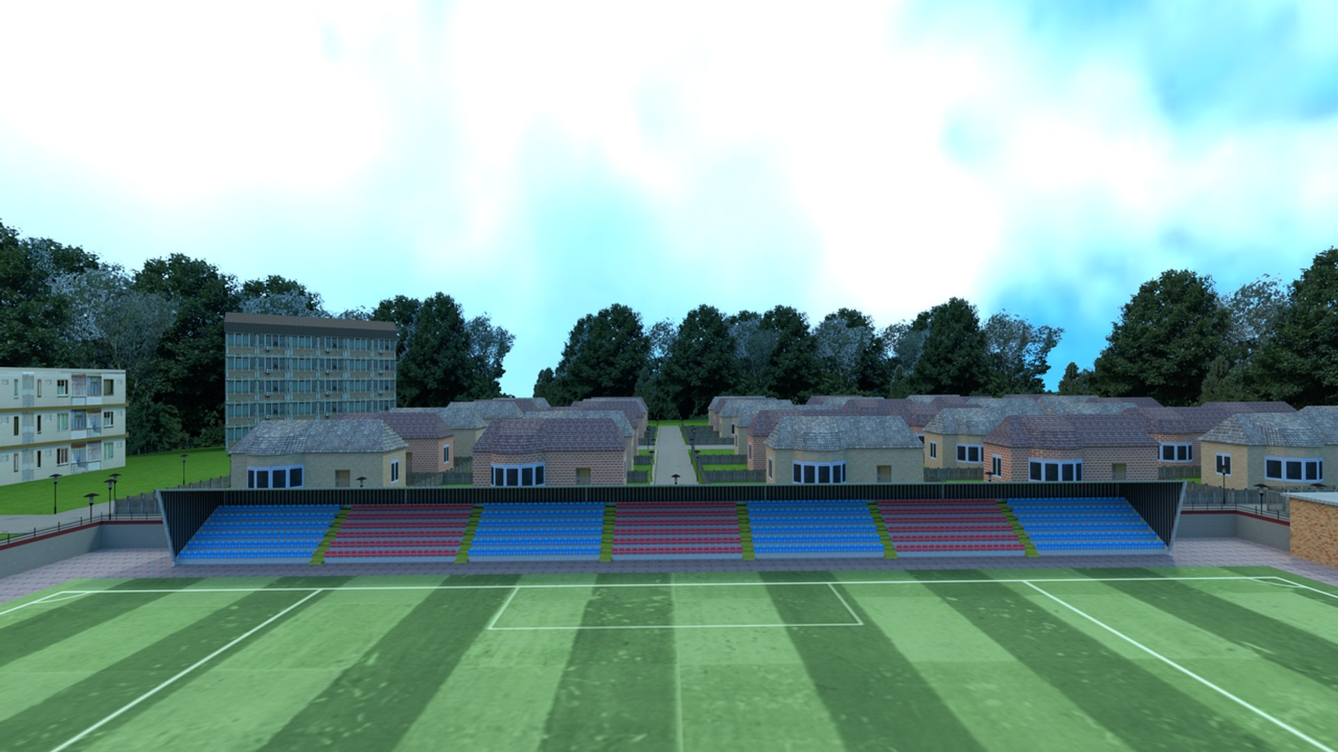 3D Model Small Stadium - TurboSquid 1305252