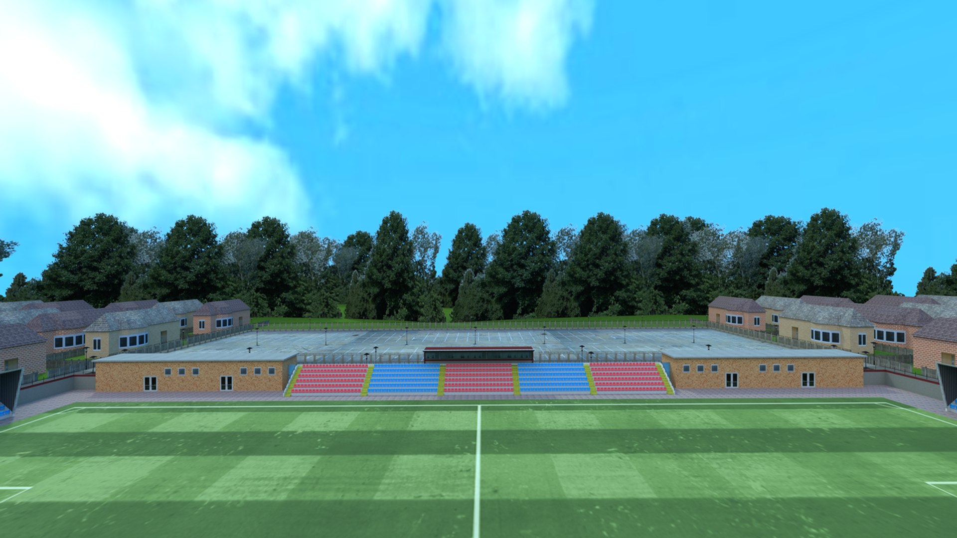 3D Model Small Stadium - TurboSquid 1305252