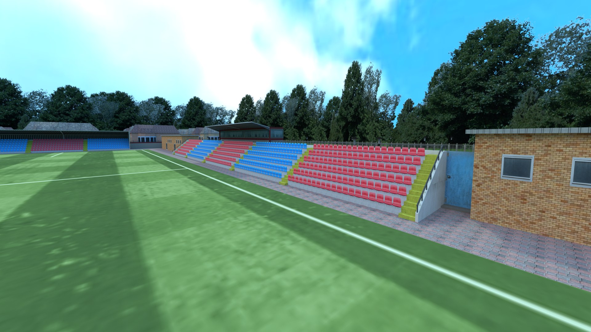 3D Model Small Stadium - TurboSquid 1305252