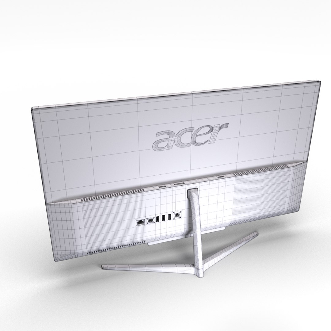 3D Acer Aspire Monitor - TurboSquid 1562718