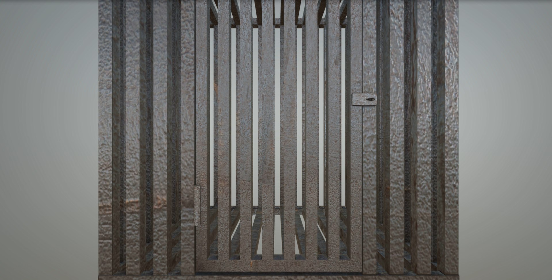 3D Cage Door Model - TurboSquid 1398315