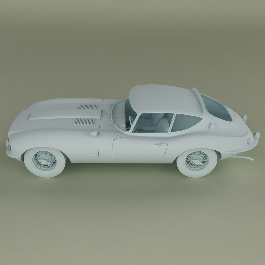 E-type Raymond Loewy 3d Max