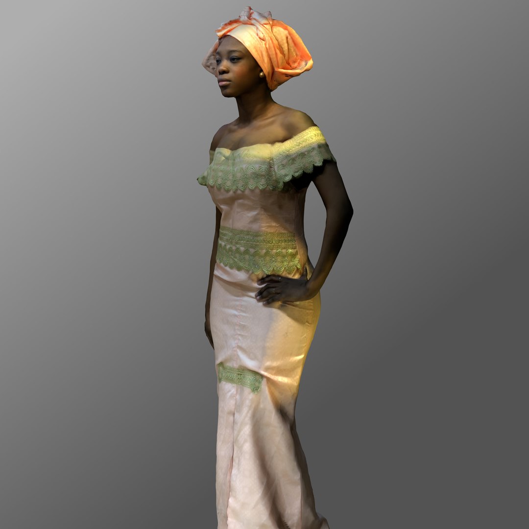 3D model woman african - TurboSquid 1271841