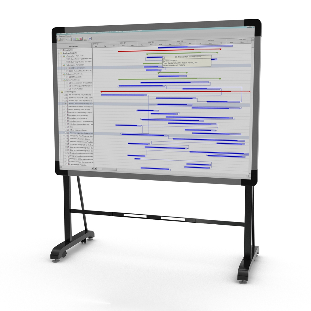 Interactive Whiteboards 3 3d Max