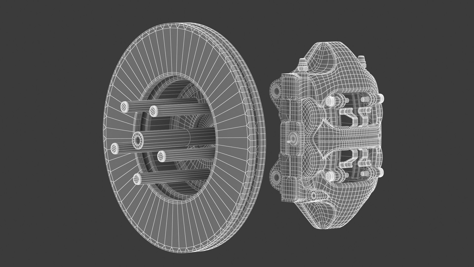 Tesla Car Brake Model - TurboSquid 2113134