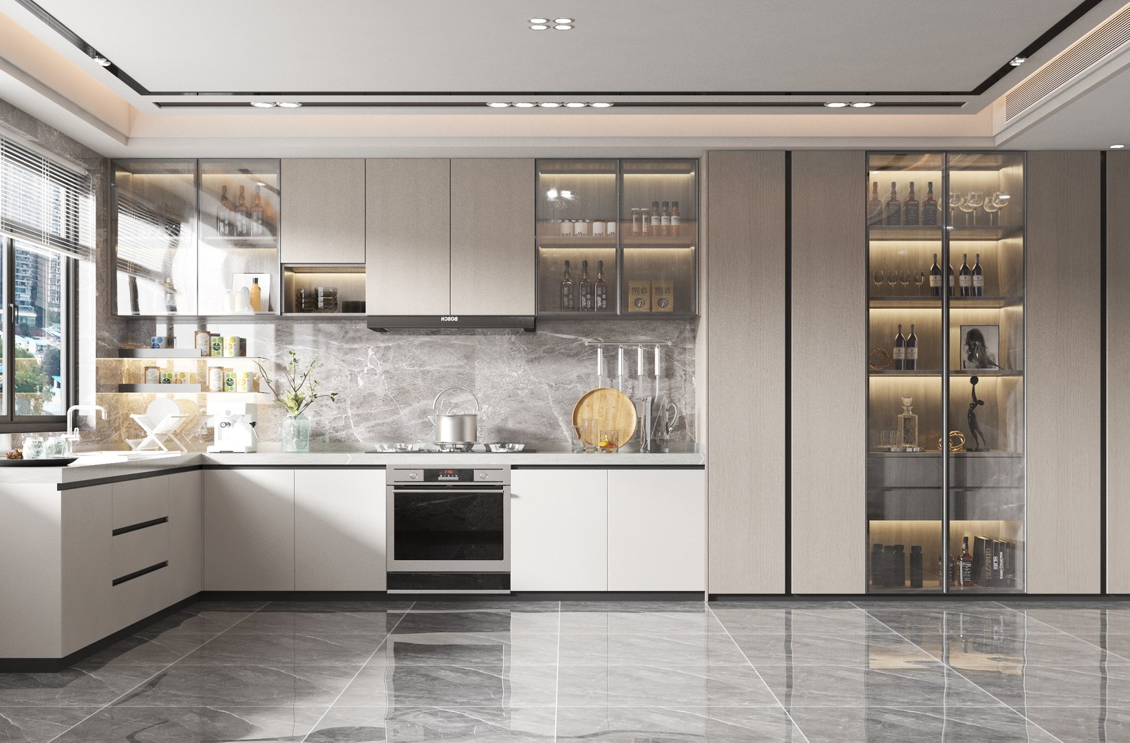 Modern kitchen model 3D model - TurboSquid 2057963