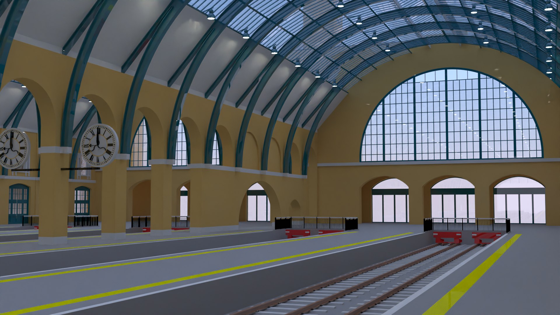 Kings Cross And Hitachi Azuma 3D Model - TurboSquid 2387999