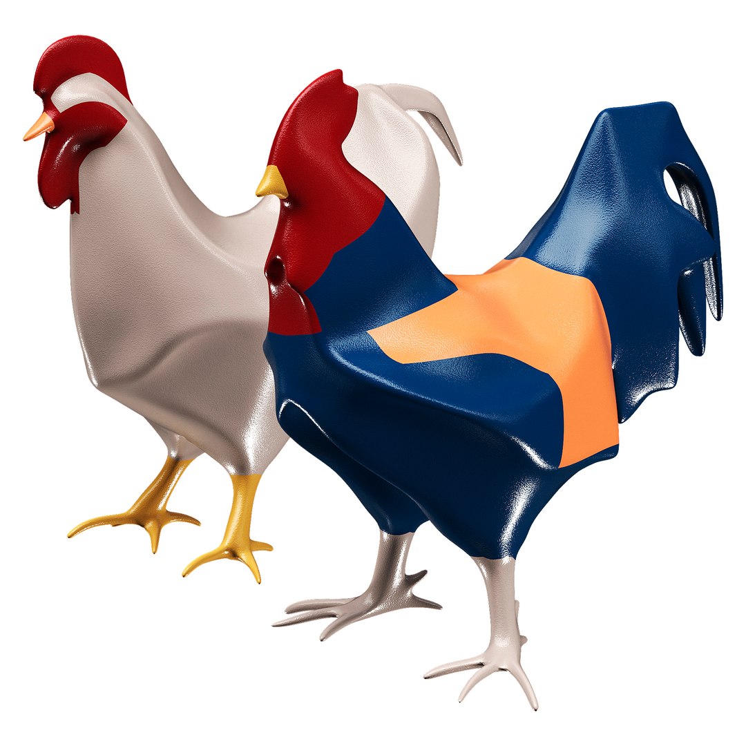 Rooster Chicken 3D Model - TurboSquid 2339301