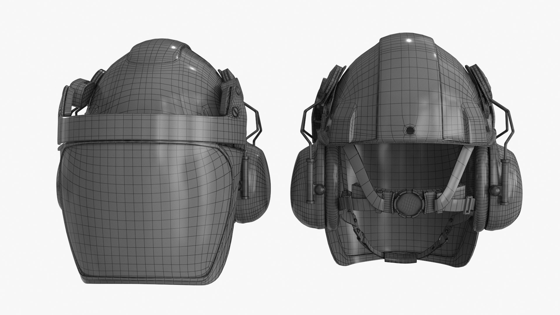 3D Model Construction Helmet 6 Colors - TurboSquid 2317530