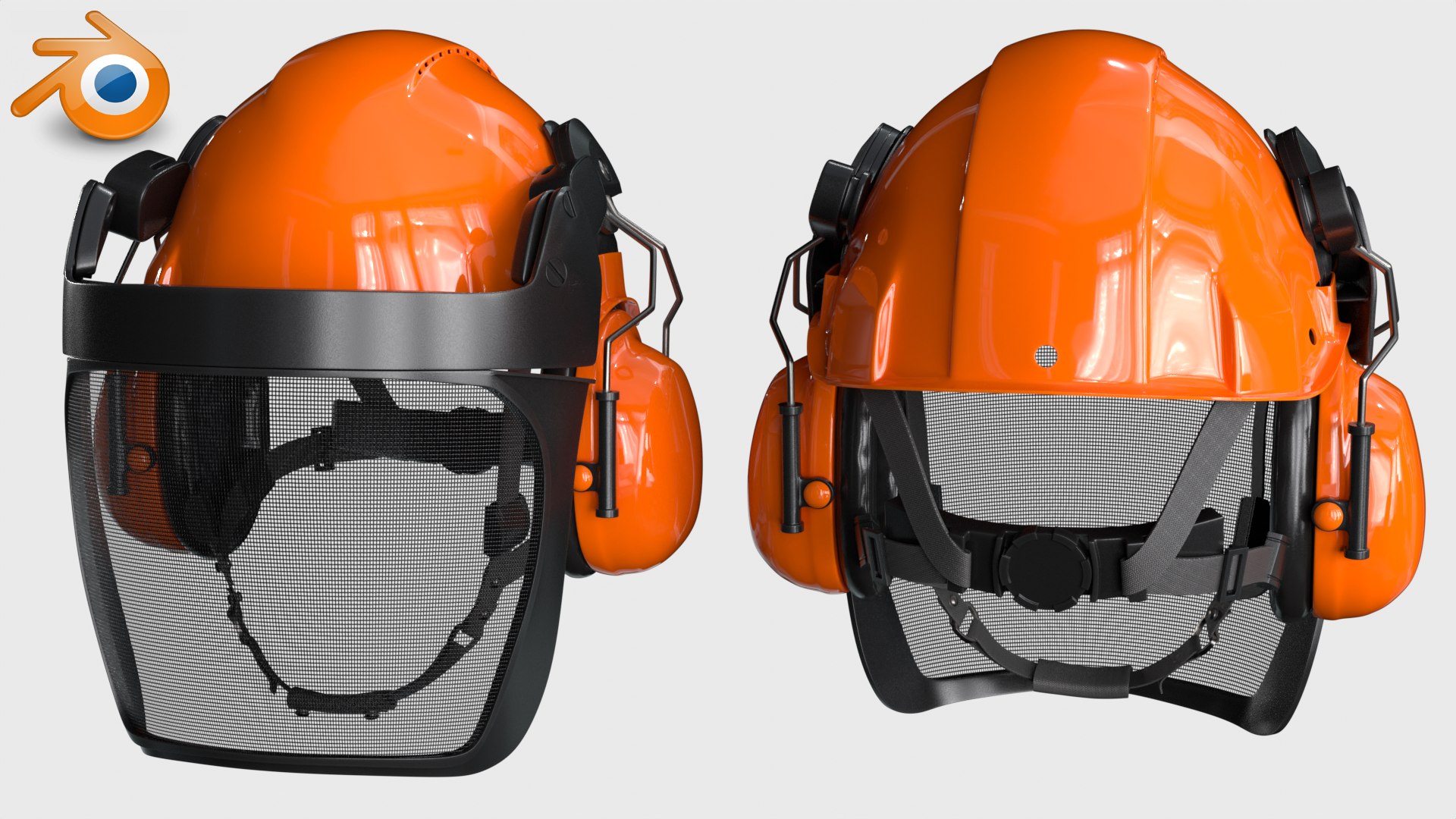 3D Model Construction Helmet 6 Colors - TurboSquid 2317530
