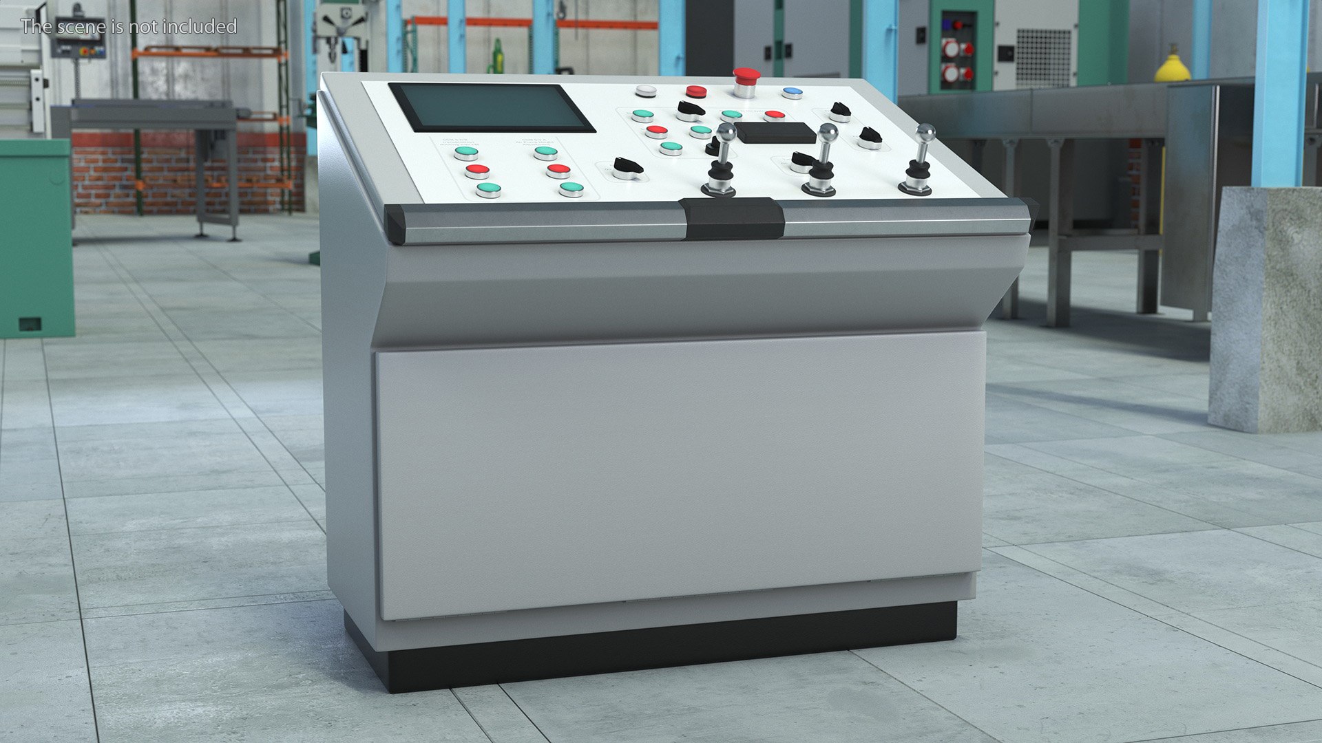 3D Model Operator Control Desk - TurboSquid 2155801