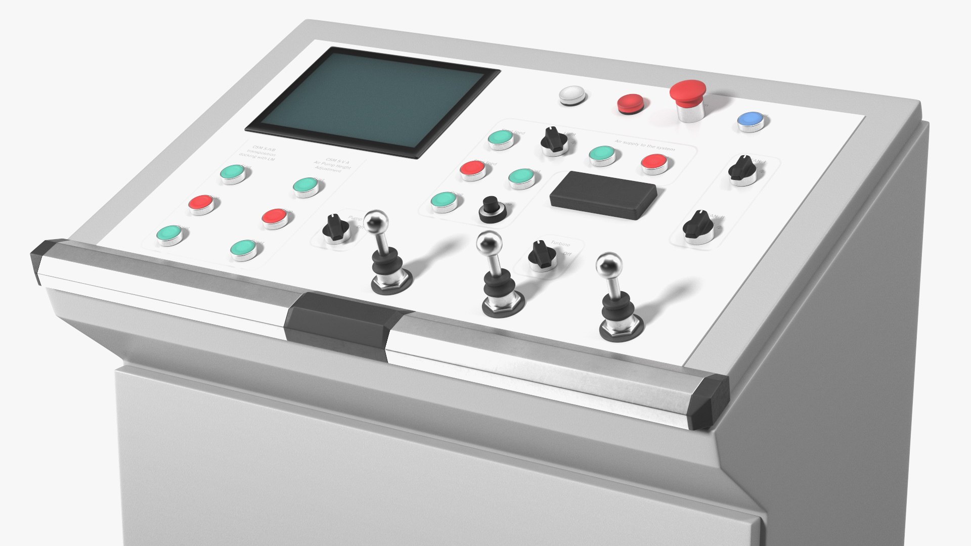 3D Model Operator Control Desk - TurboSquid 2155801