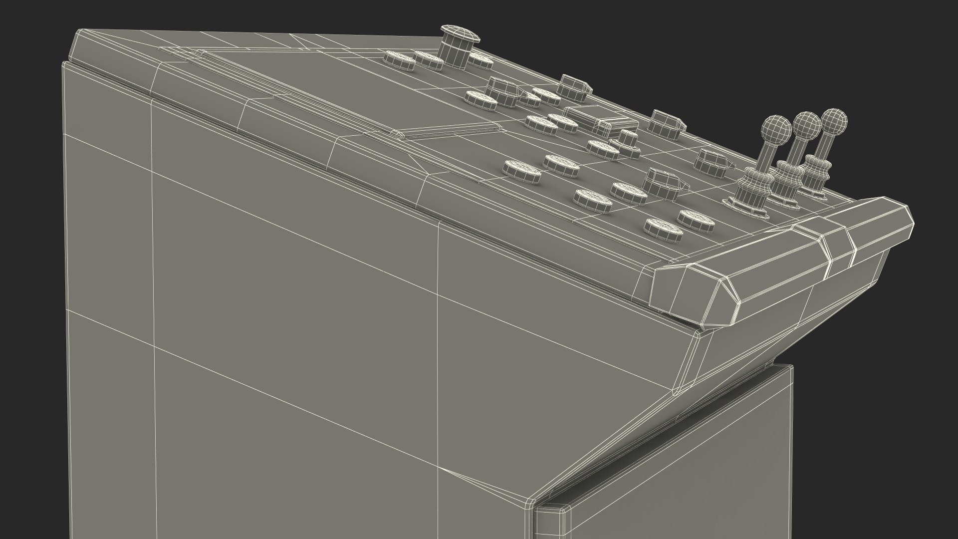 3D Model Operator Control Desk - TurboSquid 2155801