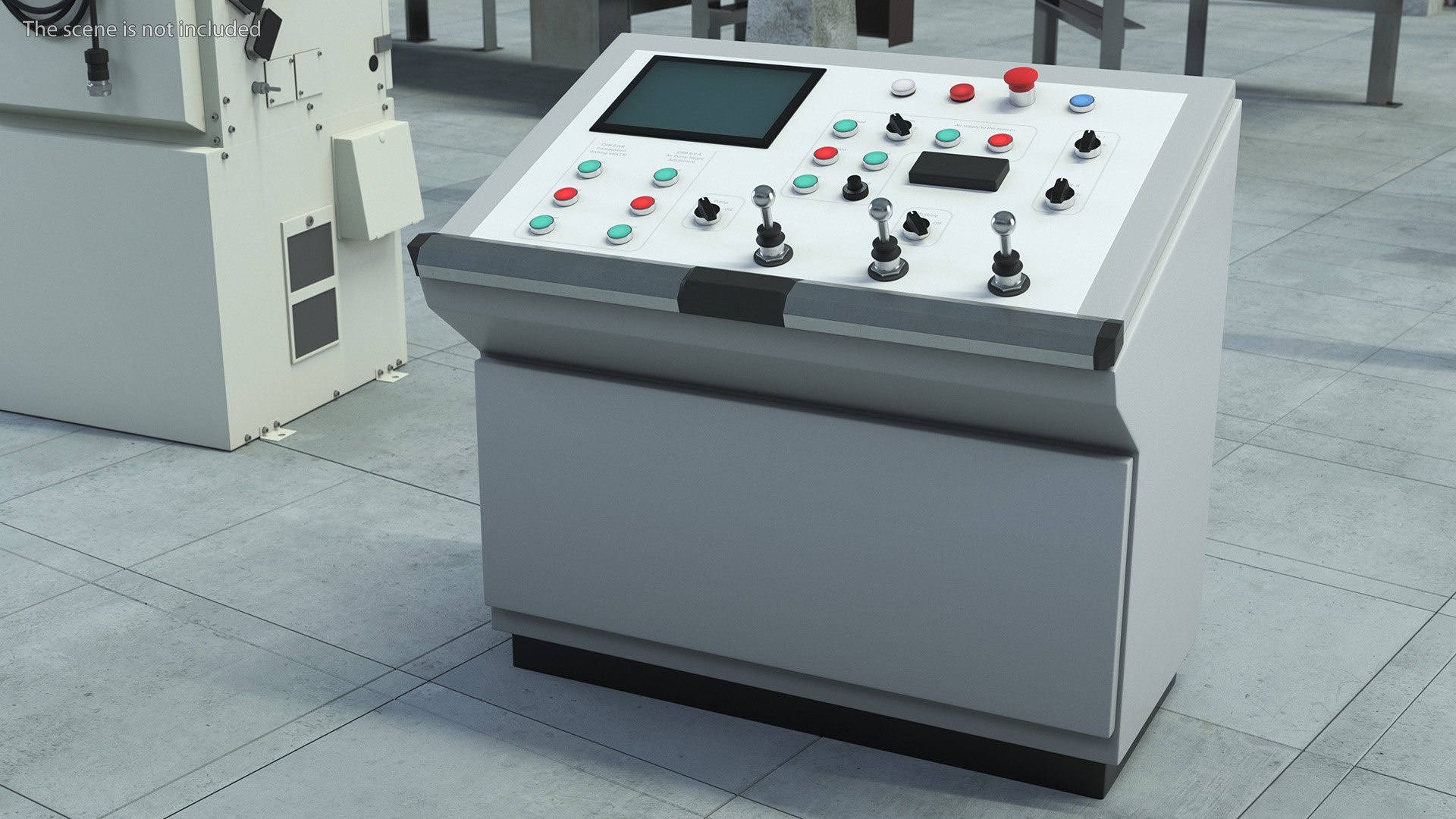 3D Model Operator Control Desk - TurboSquid 2155801