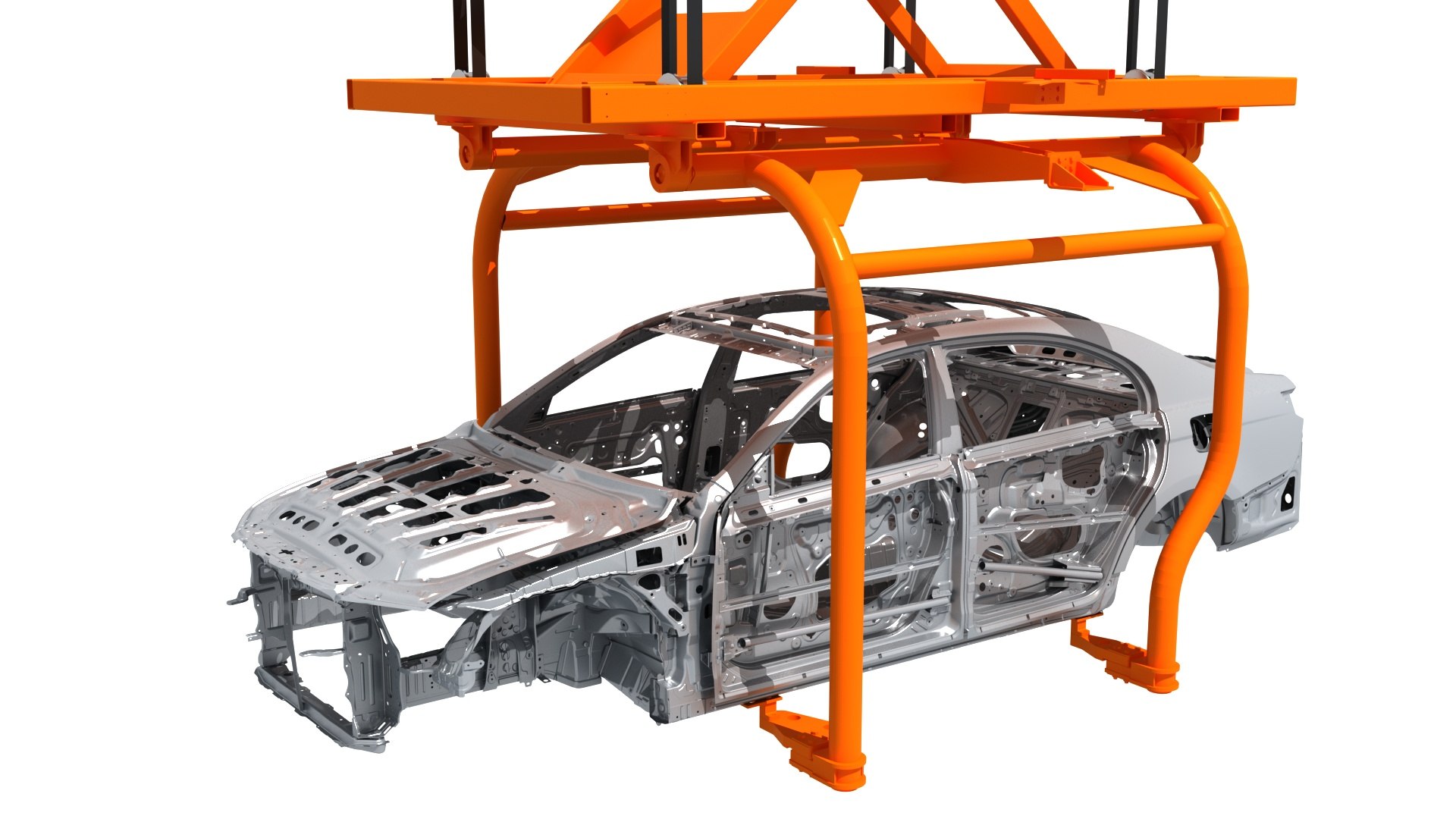 Conveyor Assembly Cars 3D Model - TurboSquid 2291344