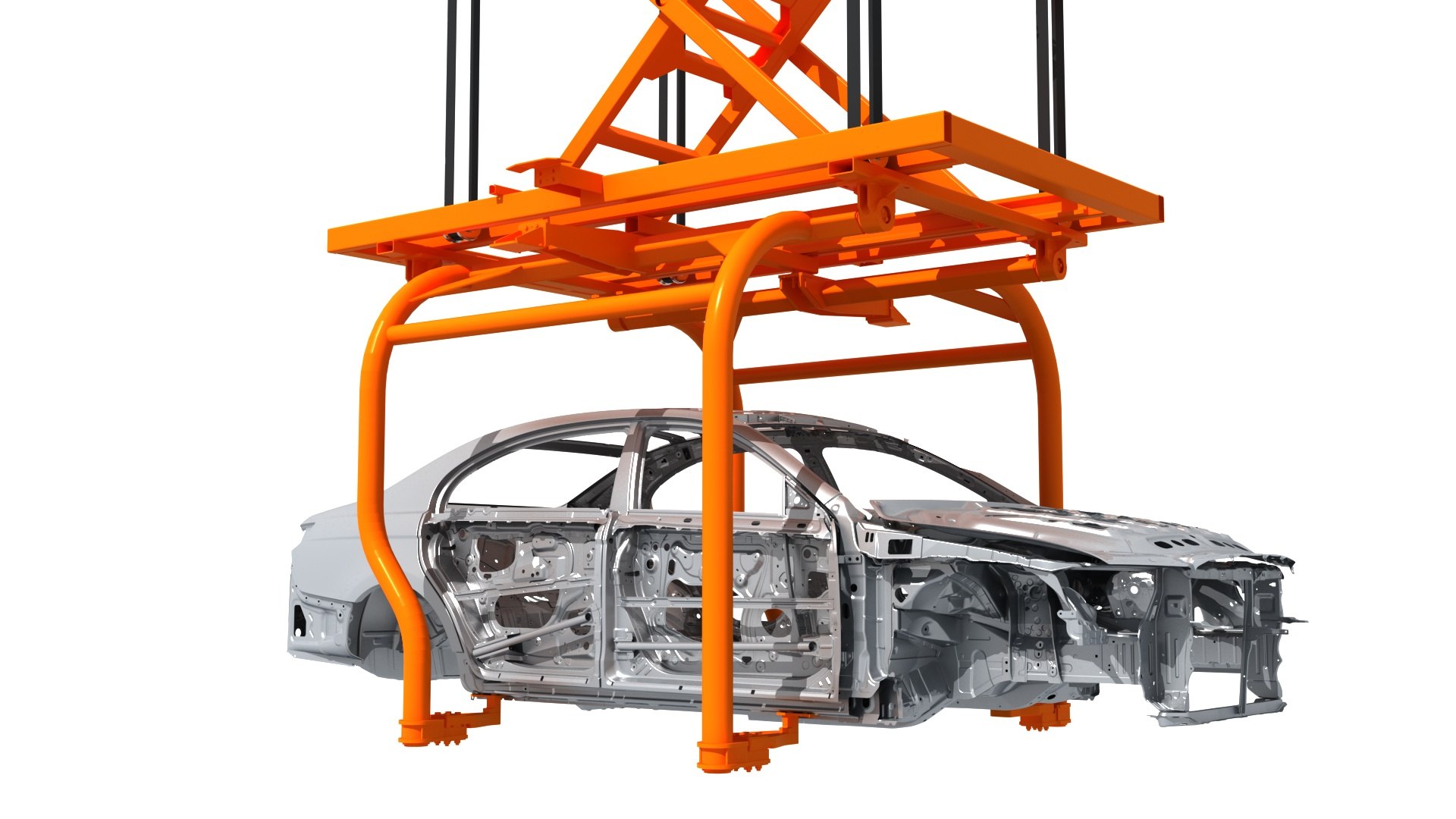 Conveyor Assembly Cars 3D Model - TurboSquid 2291344