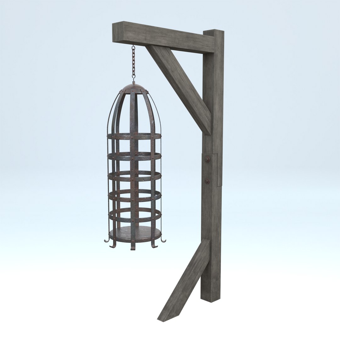 3D Gibbeting Cage - TurboSquid 2423184