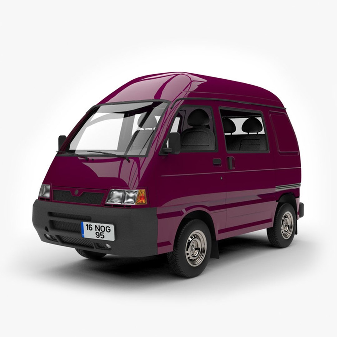 Free piaggio porter van 1998 3D model - TurboSquid 1468789