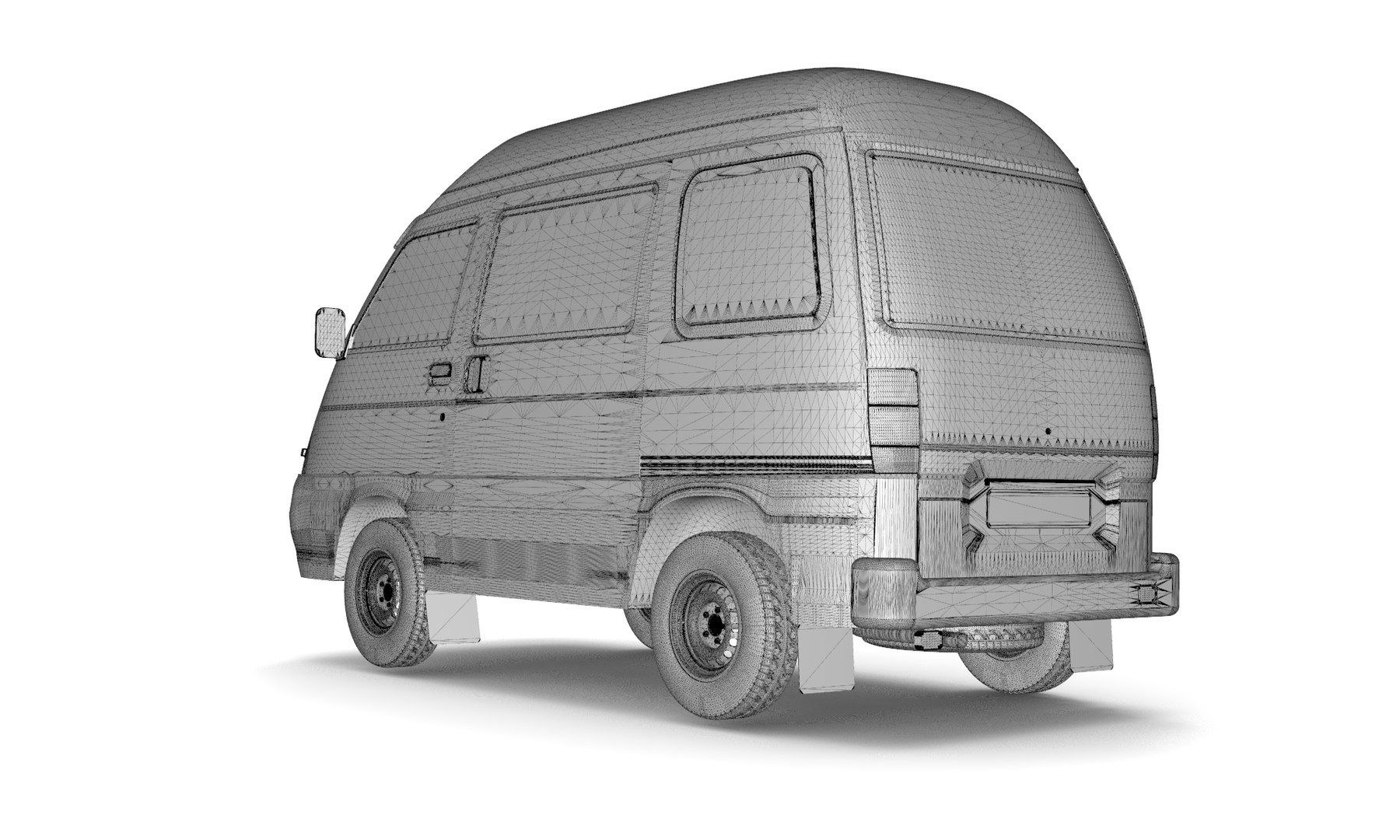 Free Piaggio Porter Van 1998 3D Model - TurboSquid 1468789