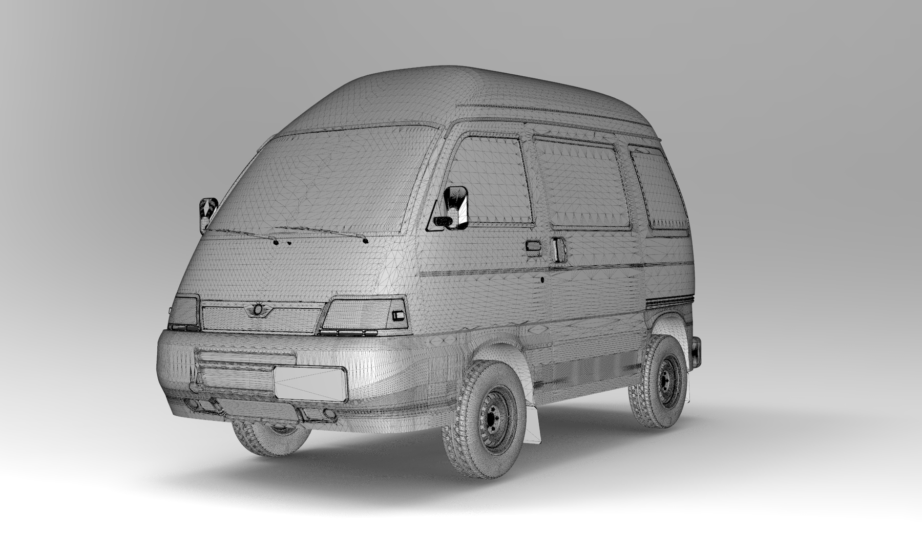 modelo 3d Furgoneta Piaggio Porter 1998 gratis - TurboSquid 1468789