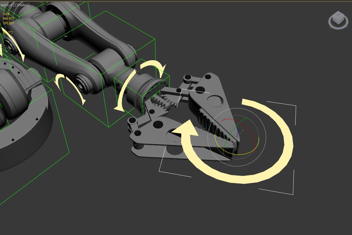 3D industrial robot 6 axes model - TurboSquid 1207560