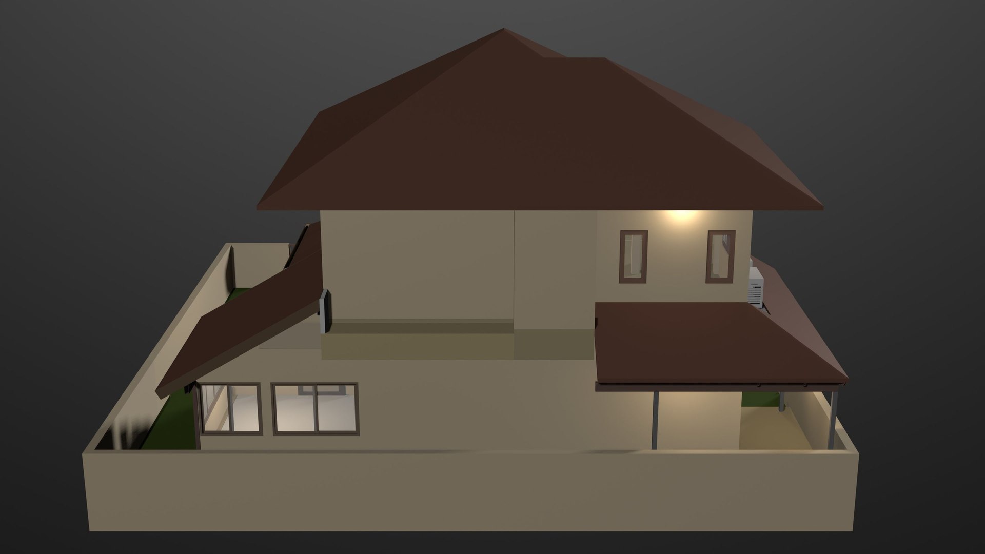 3D Simple House - TurboSquid 1968538