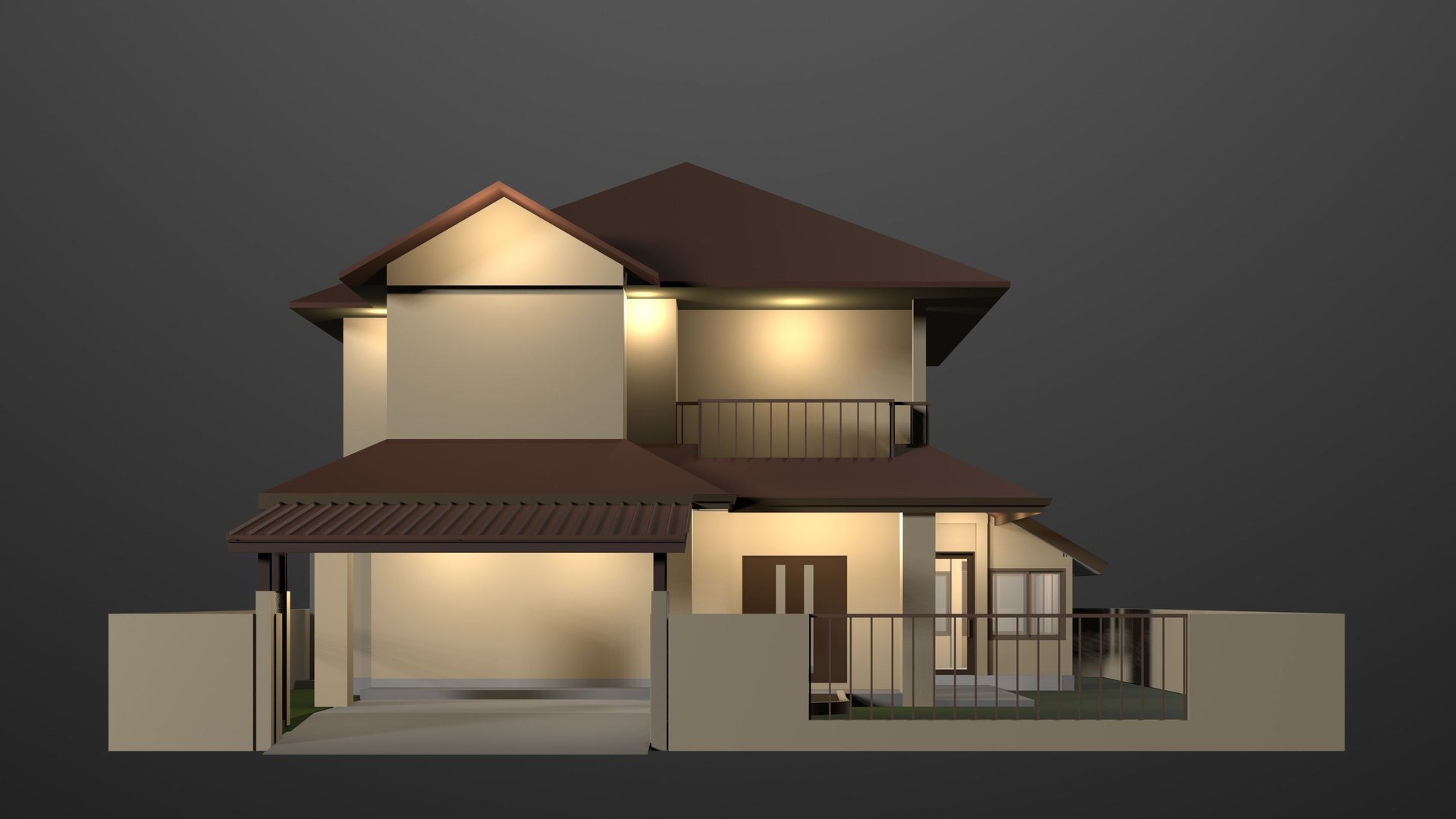 3D Simple House - TurboSquid 1968538