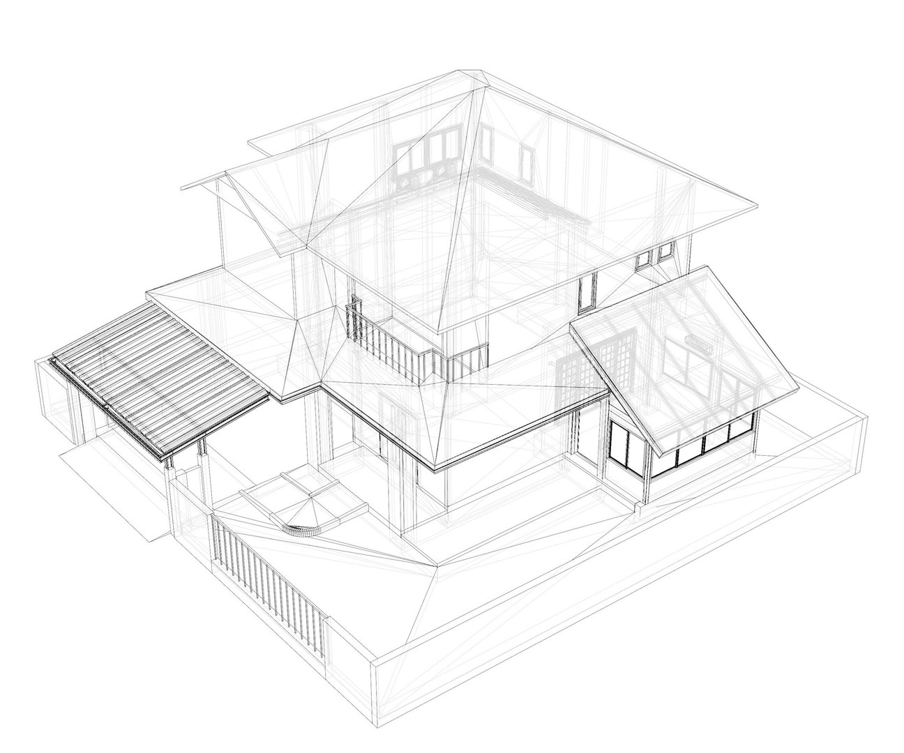 3D Simple House - TurboSquid 1968538