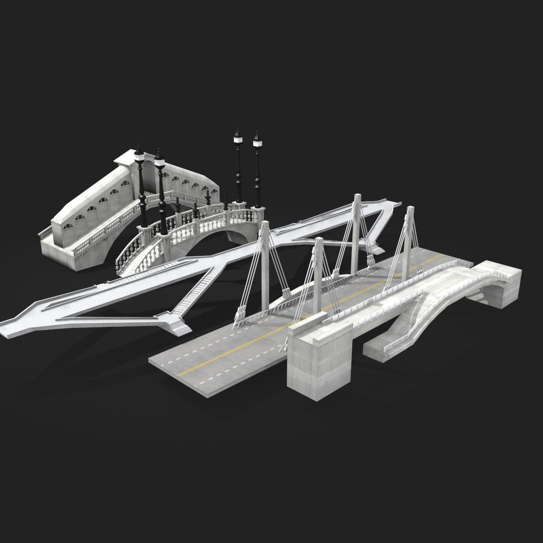 3D Bridge Collection - TurboSquid 1717870