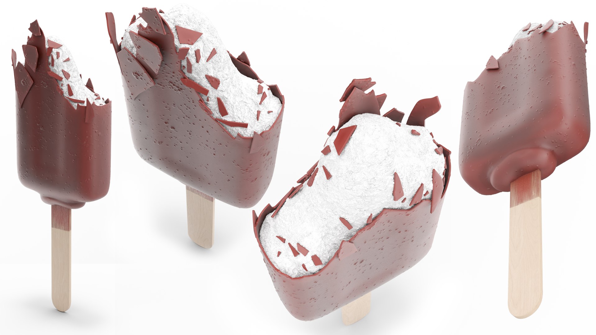 3D Ice Cream Bars Collection - TurboSquid 2087404