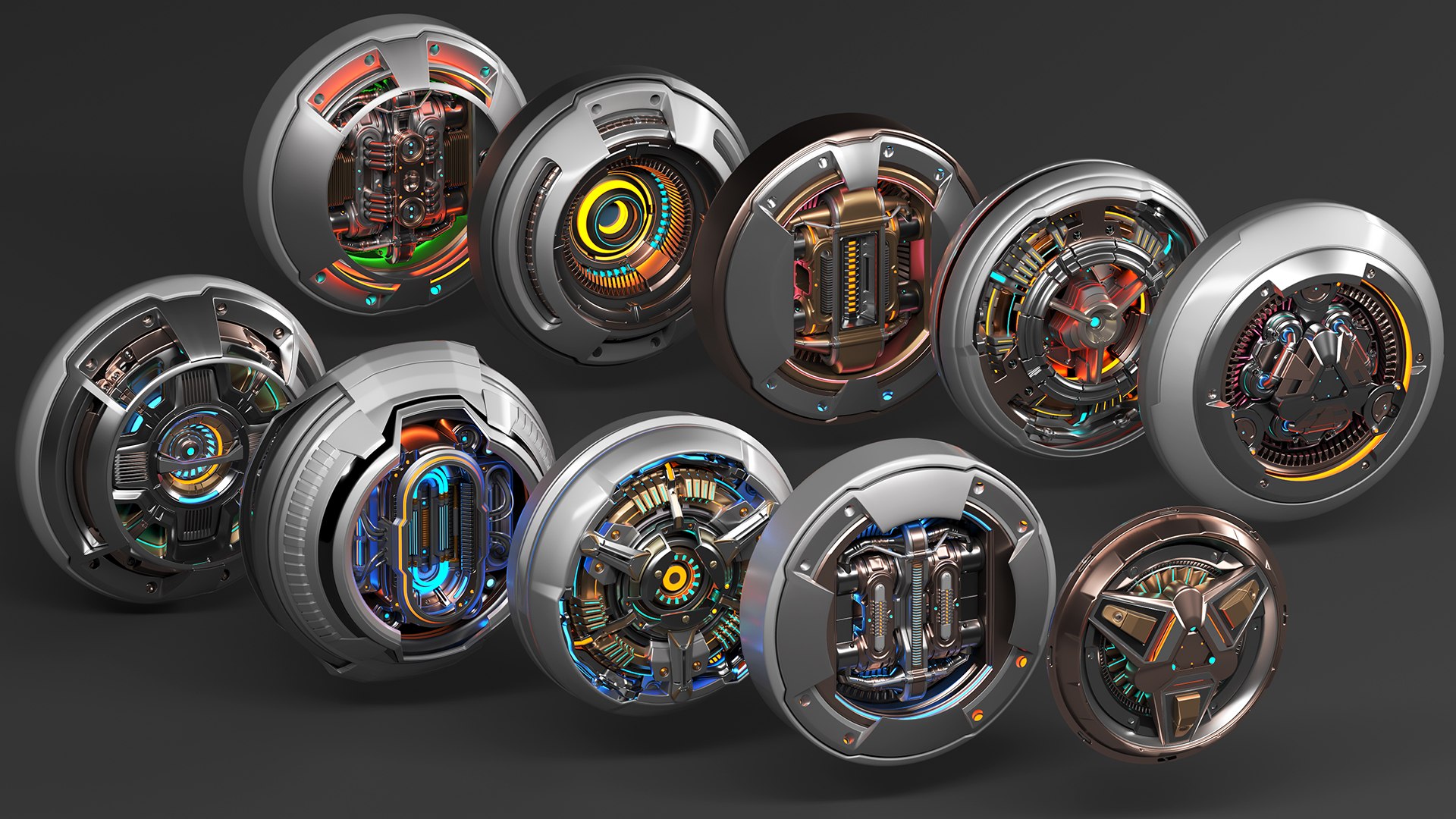 3D Sci - Fi Kitbash 2 Subdivision Ready 3D Model - TurboSquid 1965350