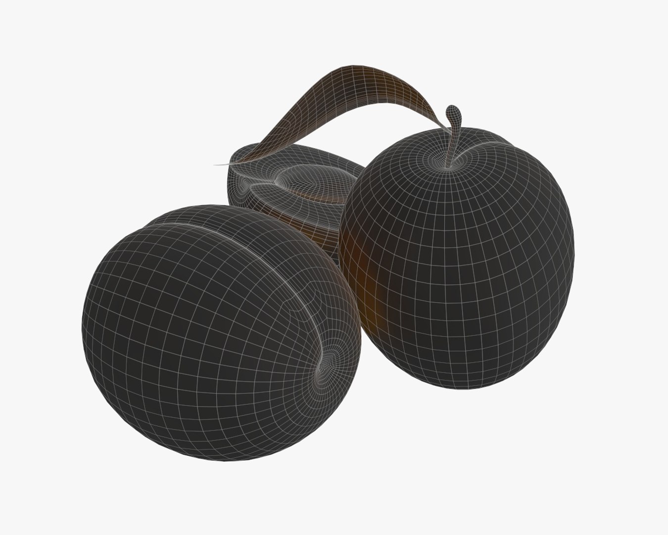 Apricot fruit fresh 3D model - TurboSquid 1388998