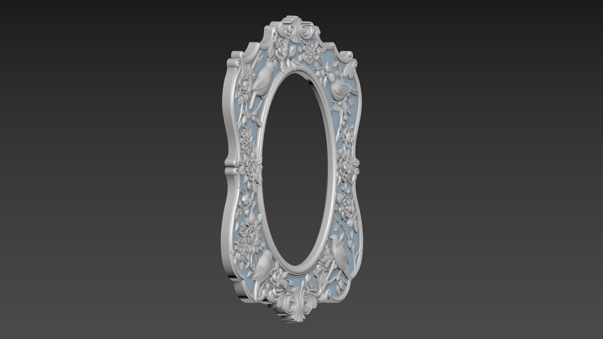 Mirror Frame 3D Model - TurboSquid 2296246