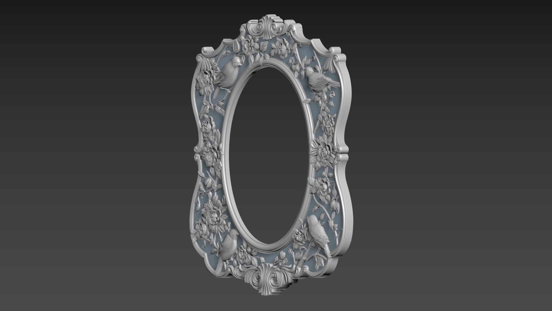 Mirror Frame 3D Model - TurboSquid 2296246
