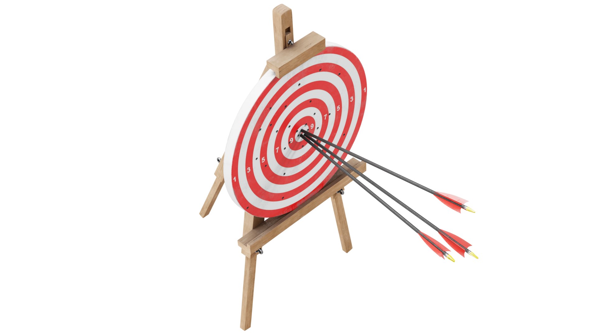 3D TargetWithArrows 01 E Model - TurboSquid 2258641