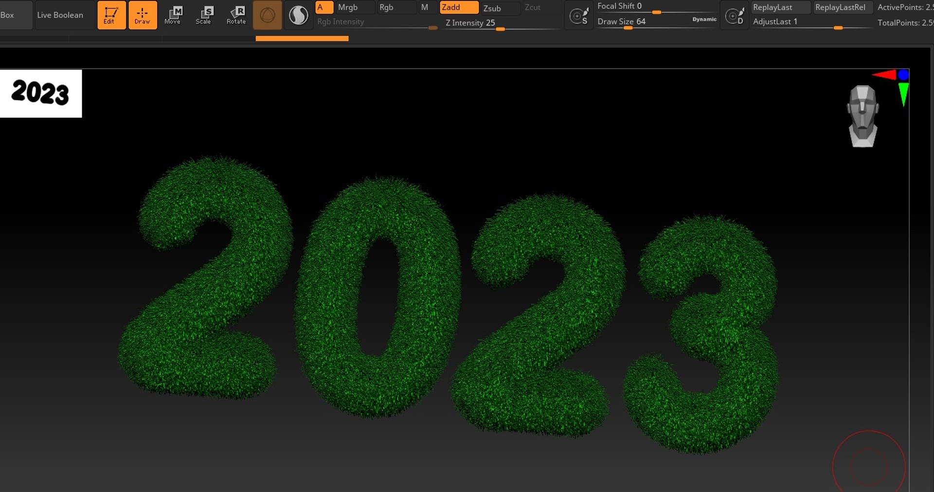 3D Model New Year 2023 - TurboSquid 2005817