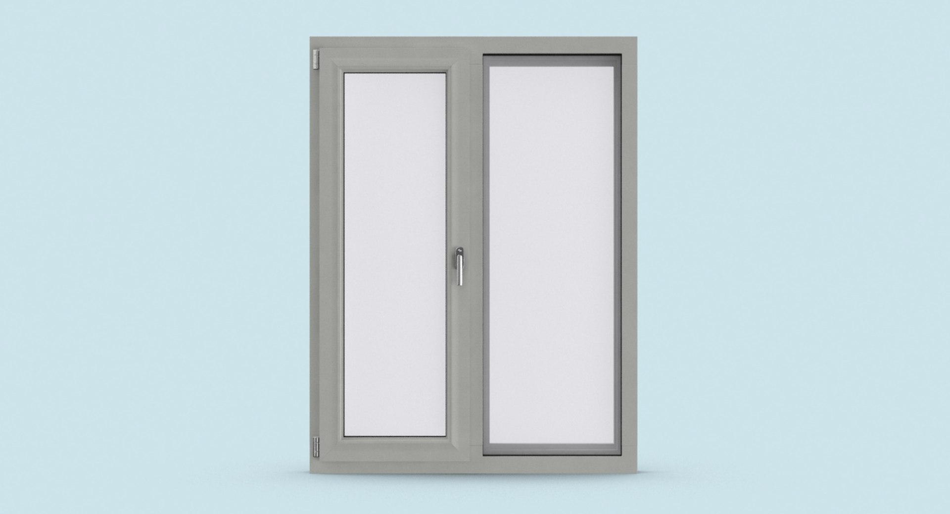Standard Windows 1 Closed 3D Model - TurboSquid 1246271