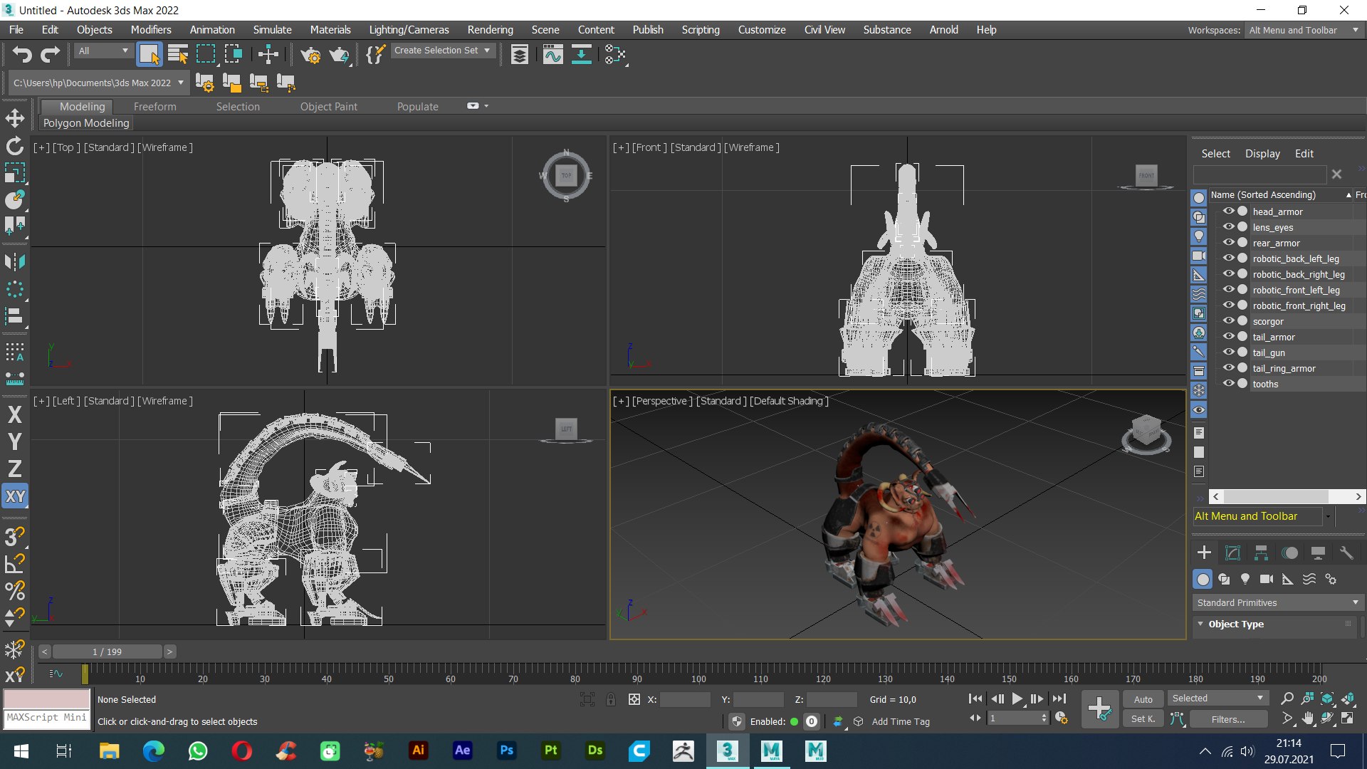 3D Robotic Creature Model - TurboSquid 1767190