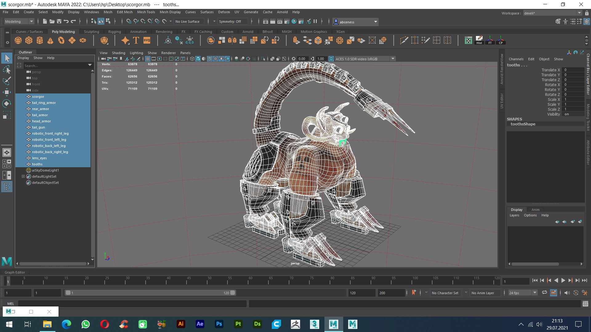 3D Robotic Creature Model - TurboSquid 1767190