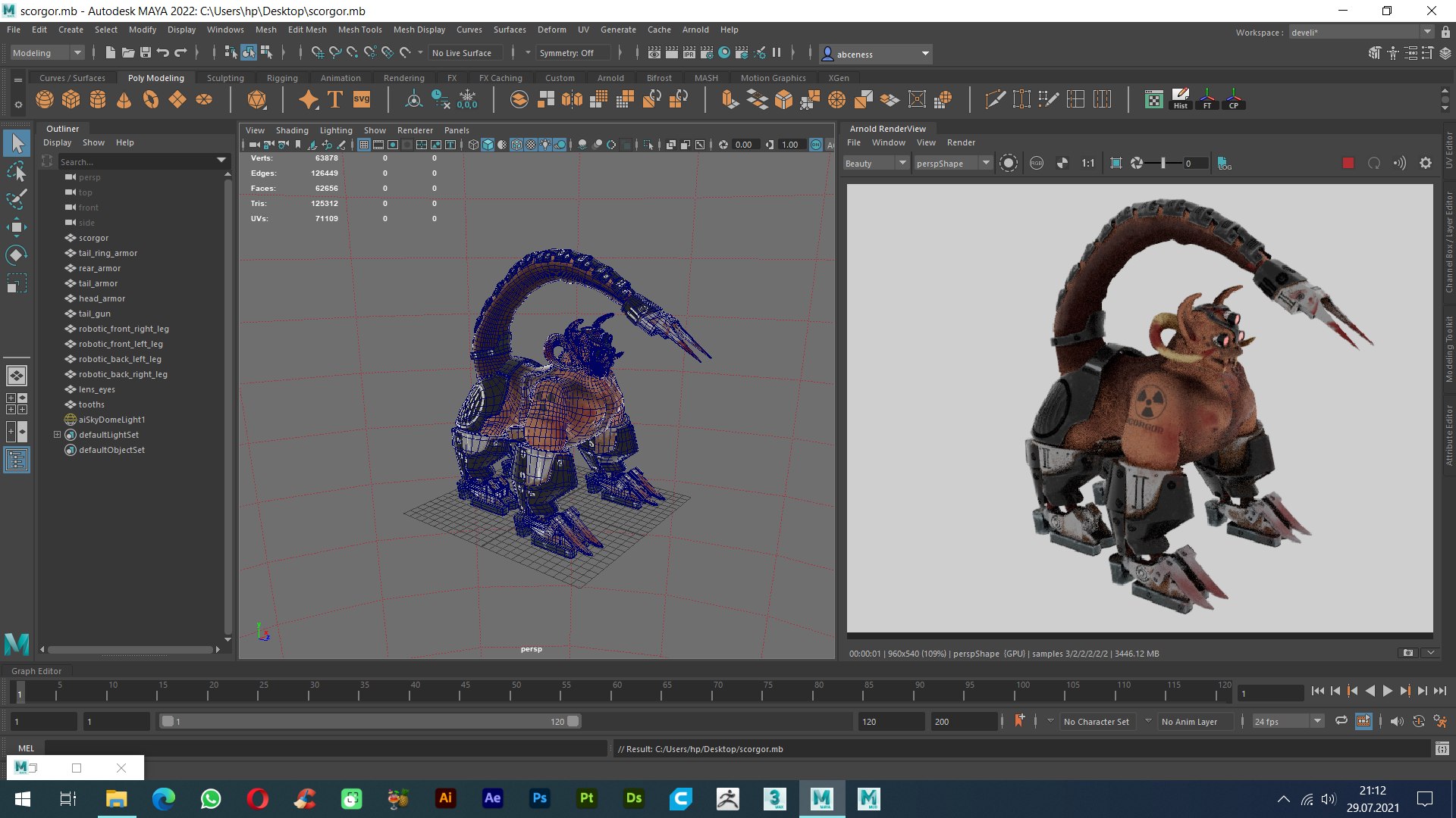 3D Robotic Creature Model - TurboSquid 1767190