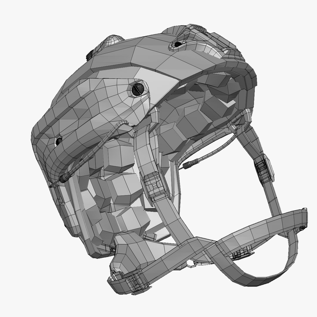 3d Ballistic Helmet Model